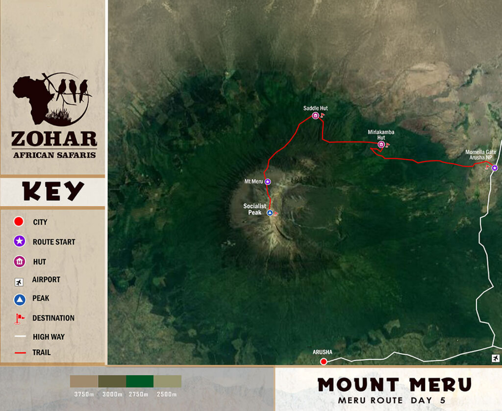 5 day Mount Meru trek - Scenic adventure with wildlife sights